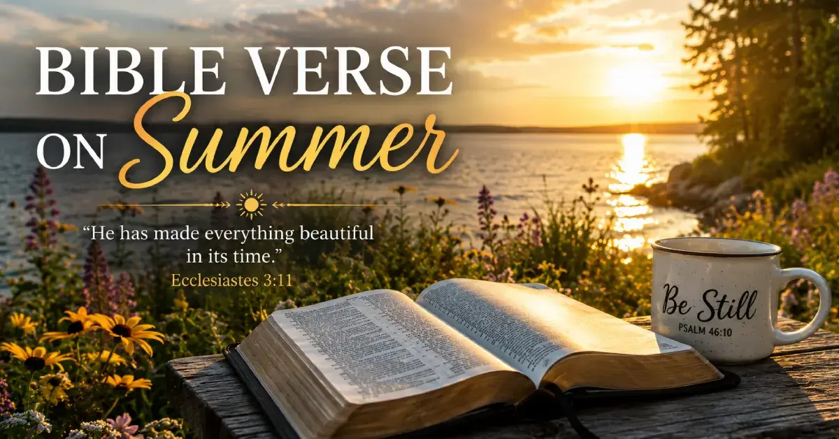 Beautiful Bible Verse on Summer